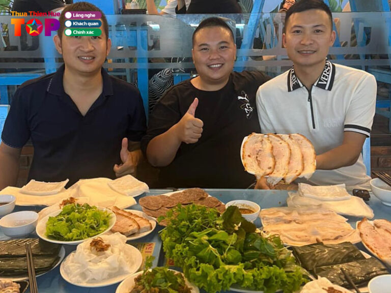 Top 10 quán bánh tráng cuốn thịt heo tại Huế ngon hấp dẫn số 1
